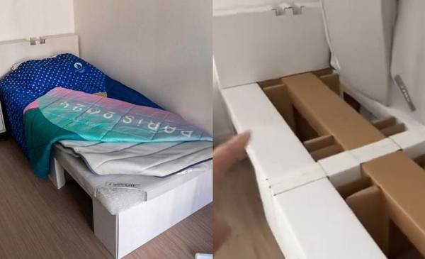 Cómo son las camas de cartón que usarán los atletas en los Juegos ...